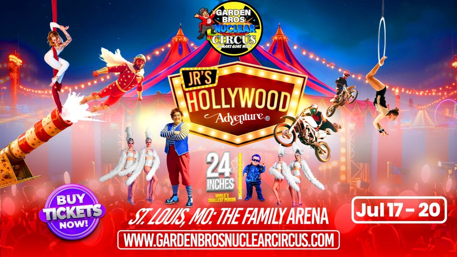 Garden Bros. Nuclear Circus – Humans Gone Wild – The Family Arena